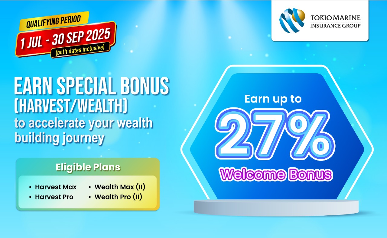 Special Bonus (Harvest/Wealth) | Tokio Marine Life Insurance Singapore