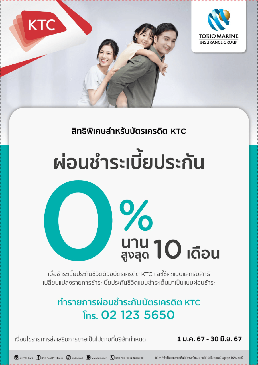 สิทธิพิเศษ ลูกค้าบัตรเครดิต KTC